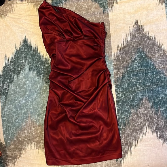 The Limited | Dresses | The Limited One Shoulder Mesh Cocktail Dress ...